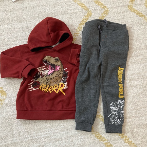 Matching Sets | Jurassic World 5t Hoodie And Jogger Set | Poshmark